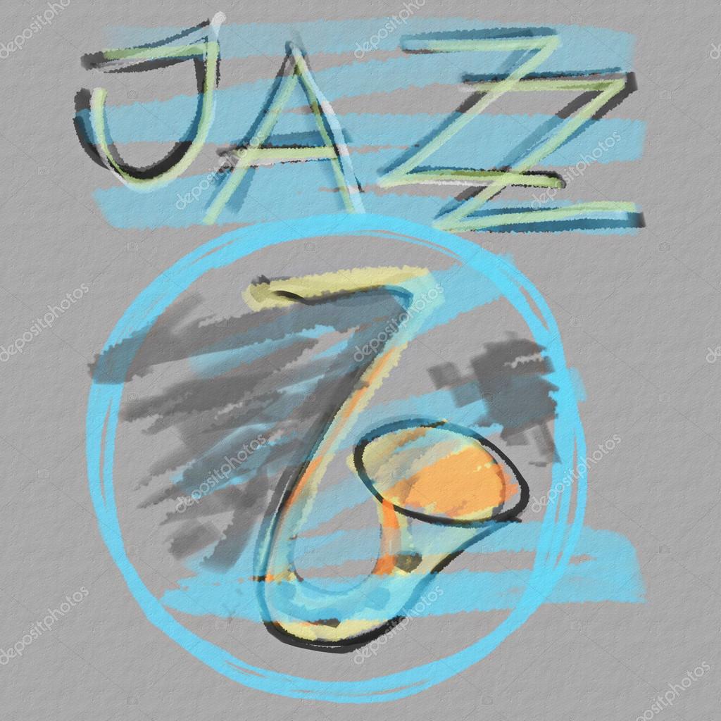 Music jazz grunge paper background, texture — Stock Photo © dusan964 ...