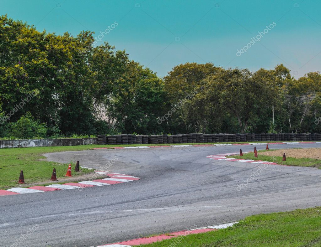 Race track curve Stock Photo by ©liewluck 20189487