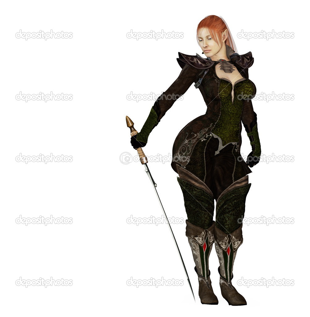 Female Archer Drawing