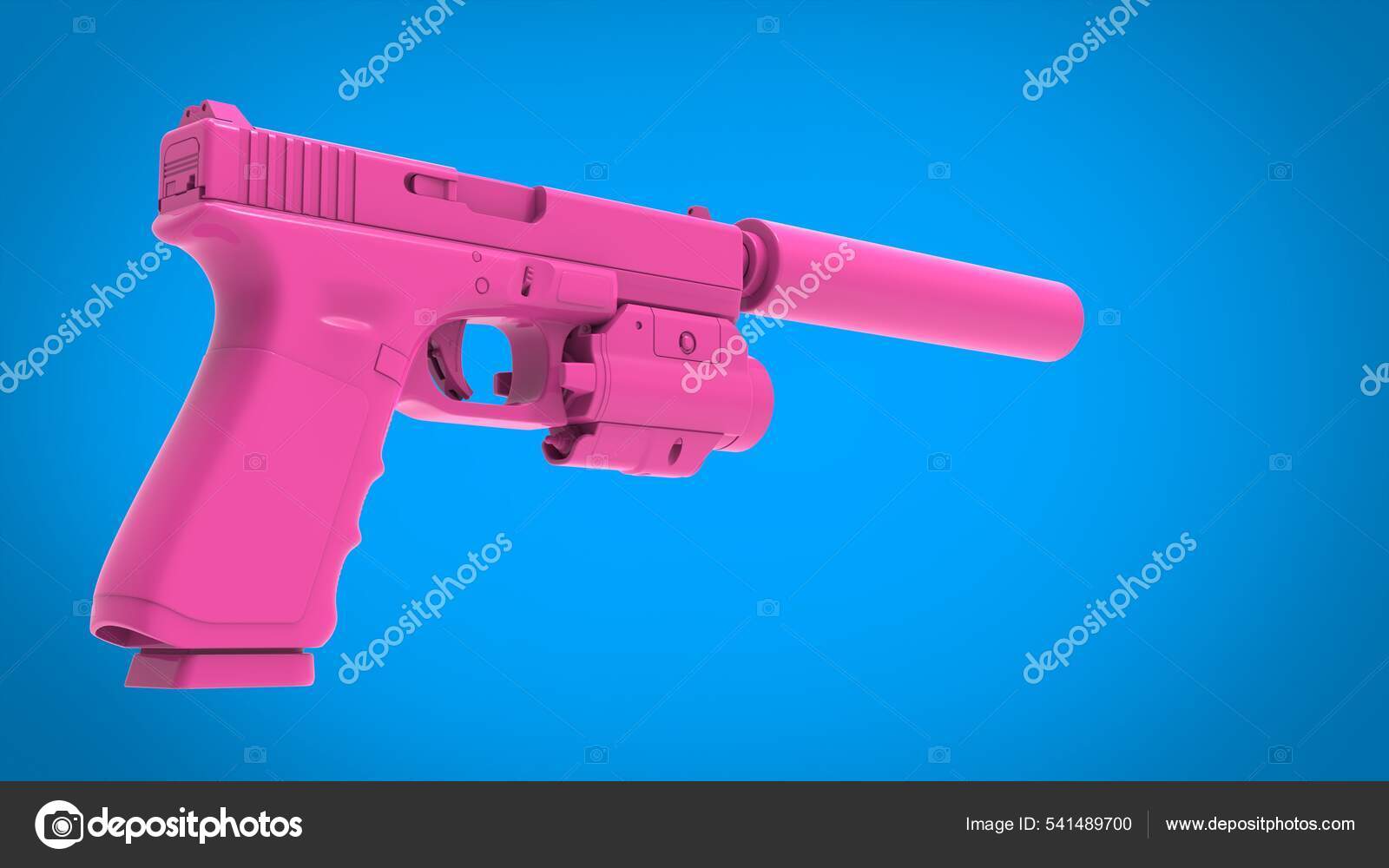 Pink Gun Wallpaper