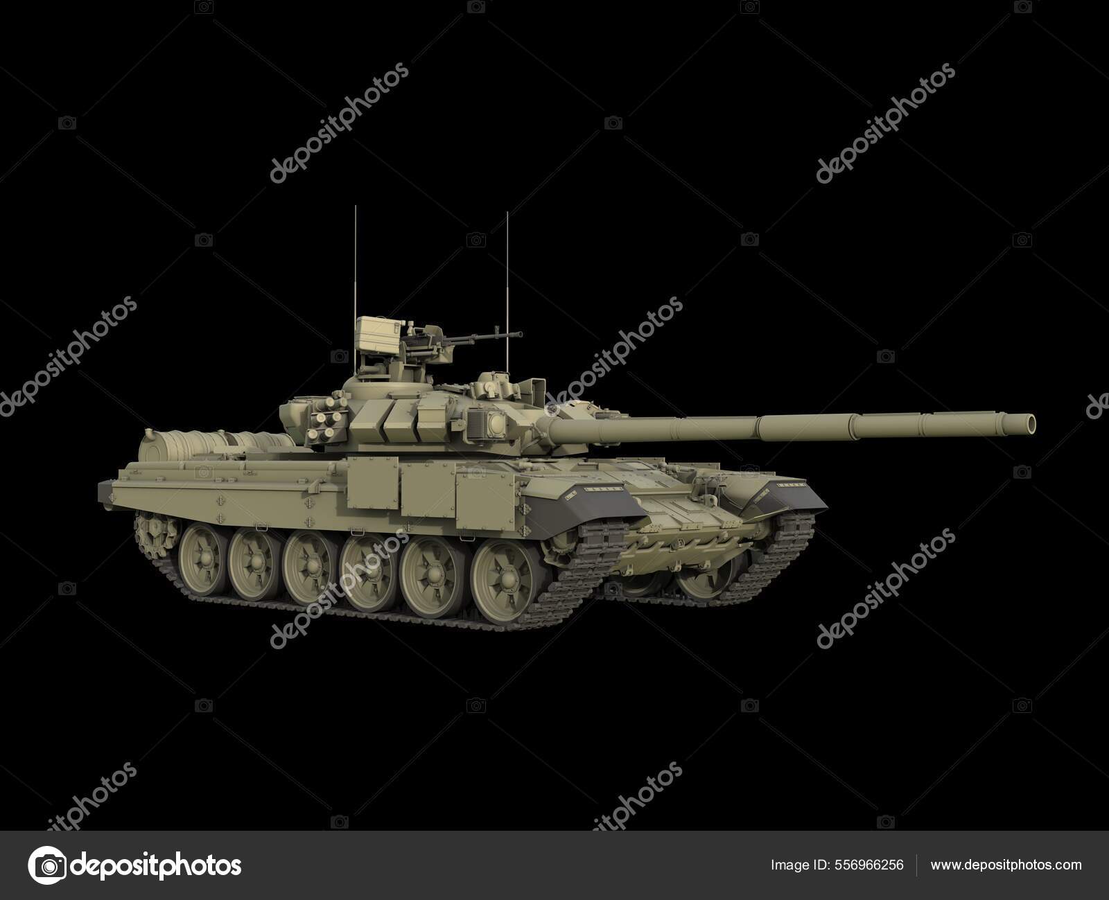 Modern Powerful Military Tank Green Color — Stock Photo © Trimitrius ...
