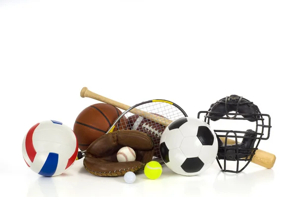 Sport's Gear on White Background — Stock Photo © miflippo #13625089