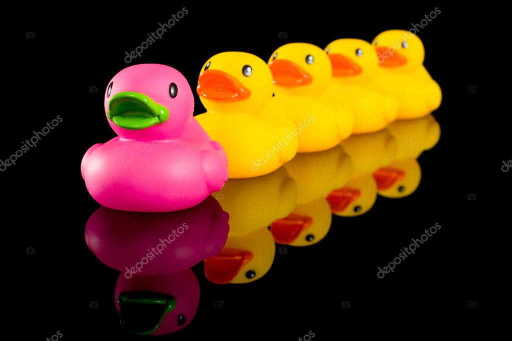 Rubber Ducks In A Row