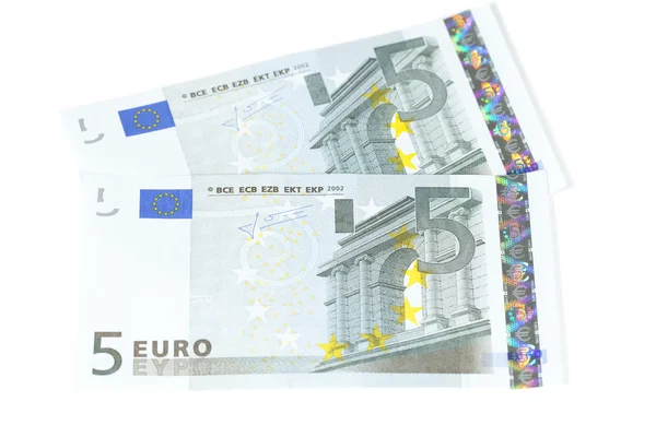 Five euro banknotes — Stock Photo © Jim_Filim #5431169