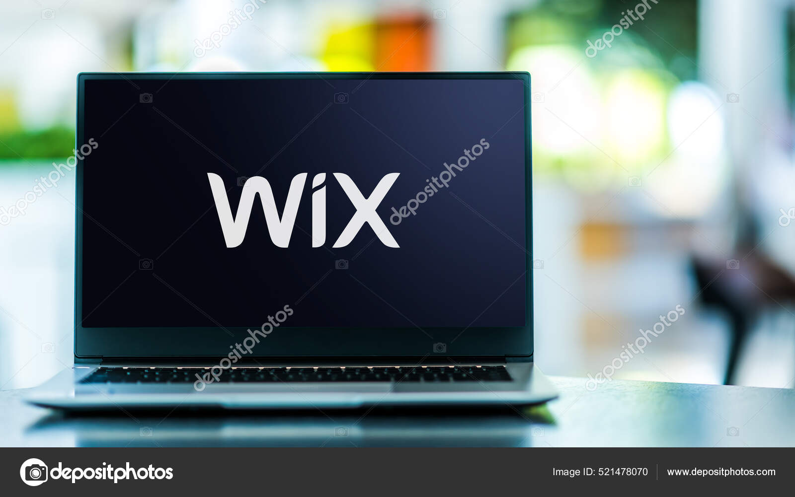 Poznan Pol Feb 2021 Computadora Portátil Que Muestra Logotipo Wix — Foto editorial de stock ...