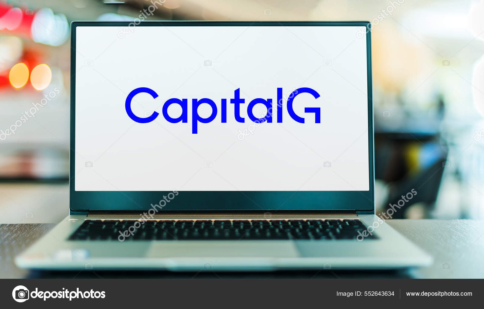 Poznan Pol Oct 2021 Laptop Computer Displaying Logo Capitalg Formerly ...