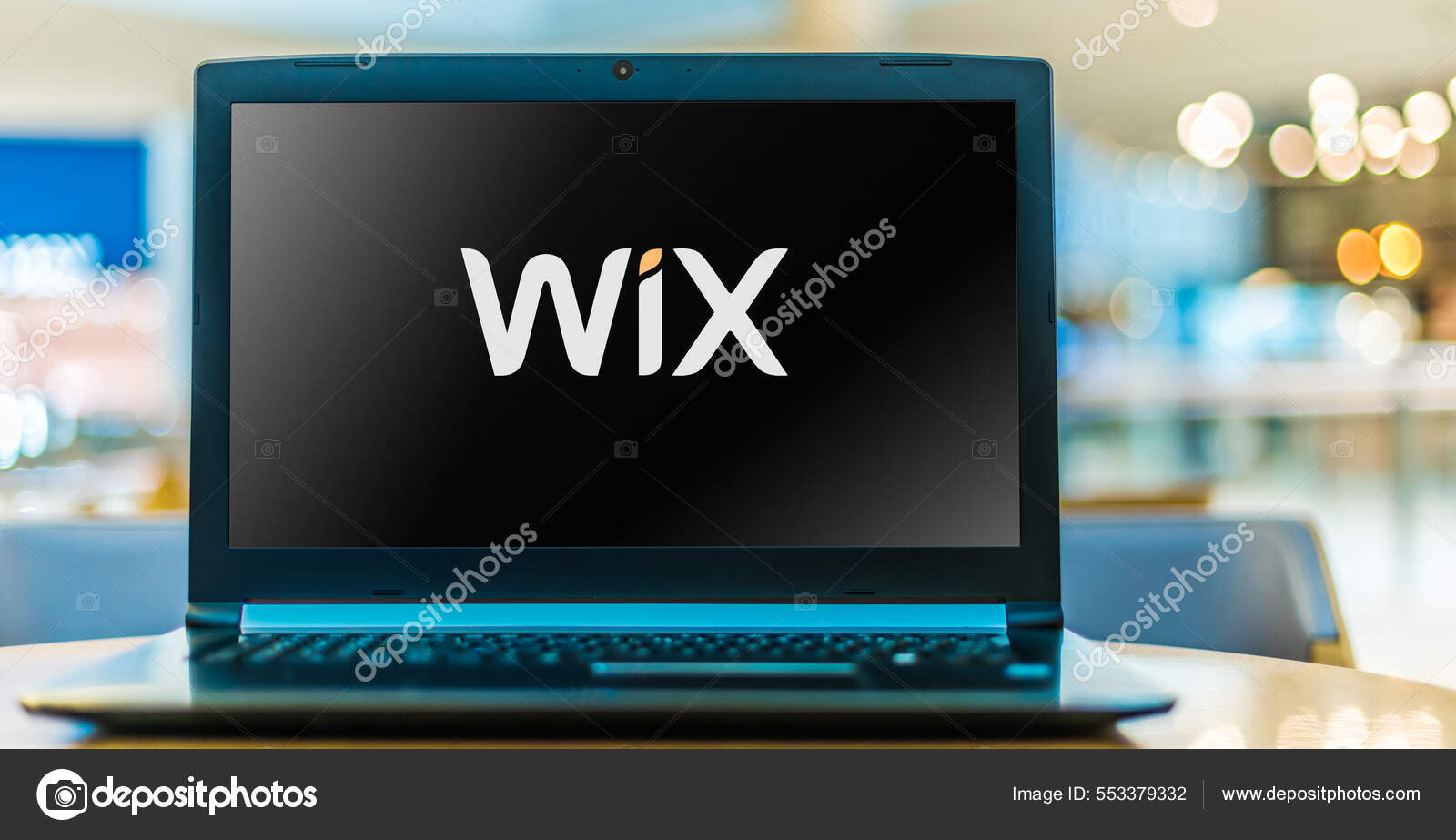 Poznan Pol Ene 2021 Computadora Portátil Que Muestra Logotipo Wix — Foto editorial de stock ...