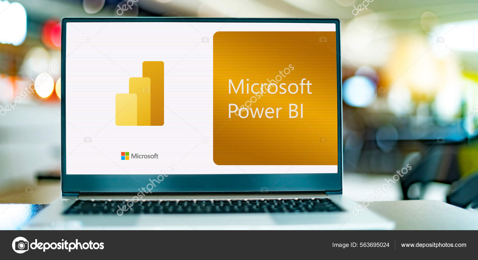 Poznan Pol Dec 2021 Laptop Computer Displaying Logo Power Business ...