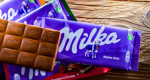 Poznan Pol Aug 2022 Milka Chocolates Brand Chocolate Confection Which ...