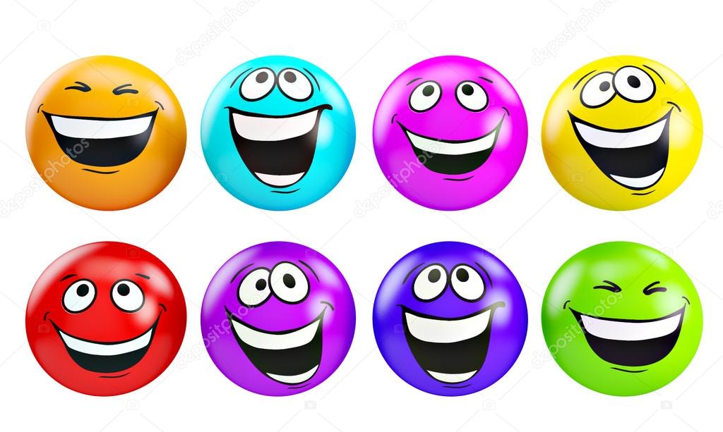 Funny smiles — Stock Photo © Vadmary #12358995