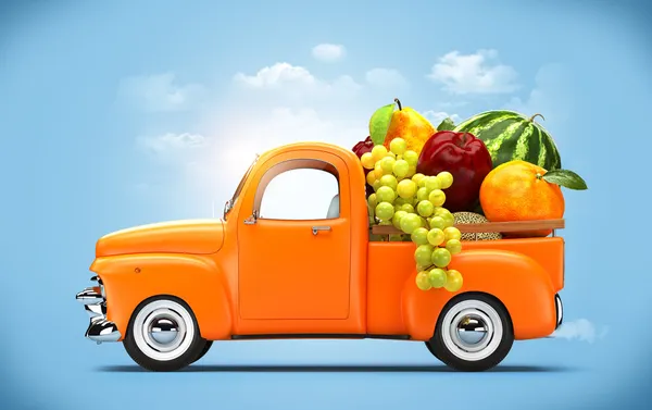 Fruit truck Stock Photos, Royalty Free Fruit truck Images | Depositphotos