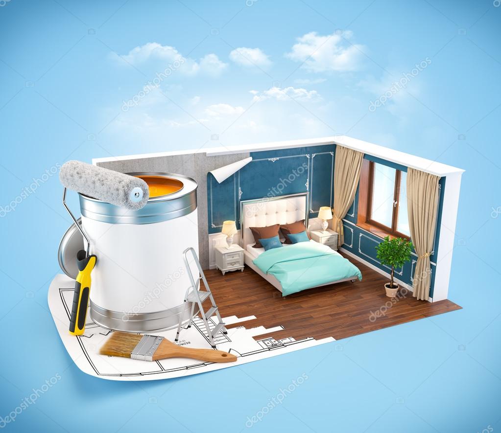 Interior design concept — Stock Photo © Vadmary #48363119