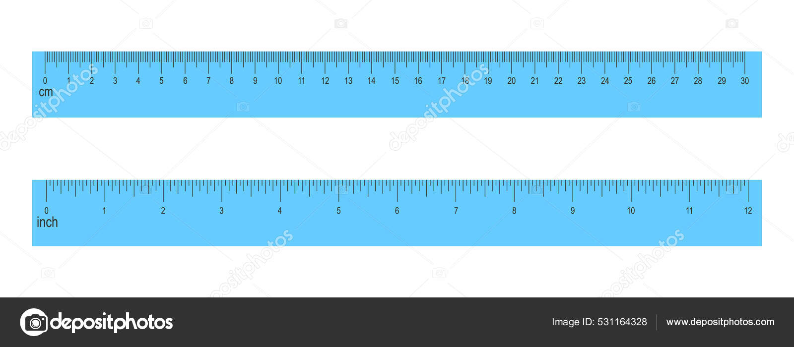 12 Inch Ruler Clip Art