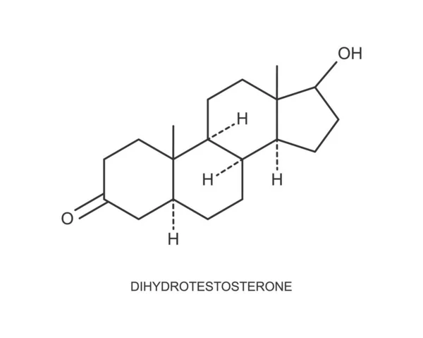 Cortisol Hormone Icon Hydrocortisone Chemical Molecular Structure