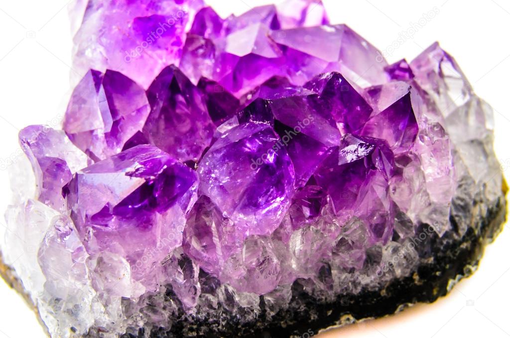 Natural amethyst — Stock Photo © borissos #22957330