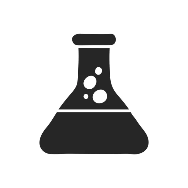 Hand Drawn Beaker Icon Gold Foil Texture Vector Illustration Stock ...