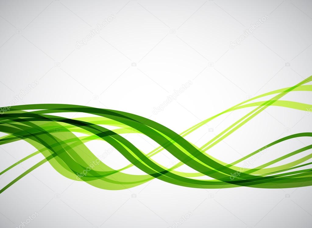 Green lines. Abstract vector background — Stock Vector © akomov #14239791