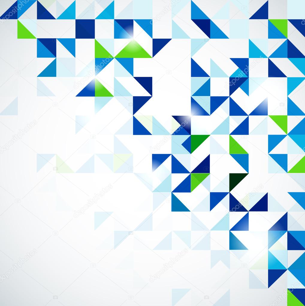 Blue green modern geometric design template — Stock Vector © akomov ...