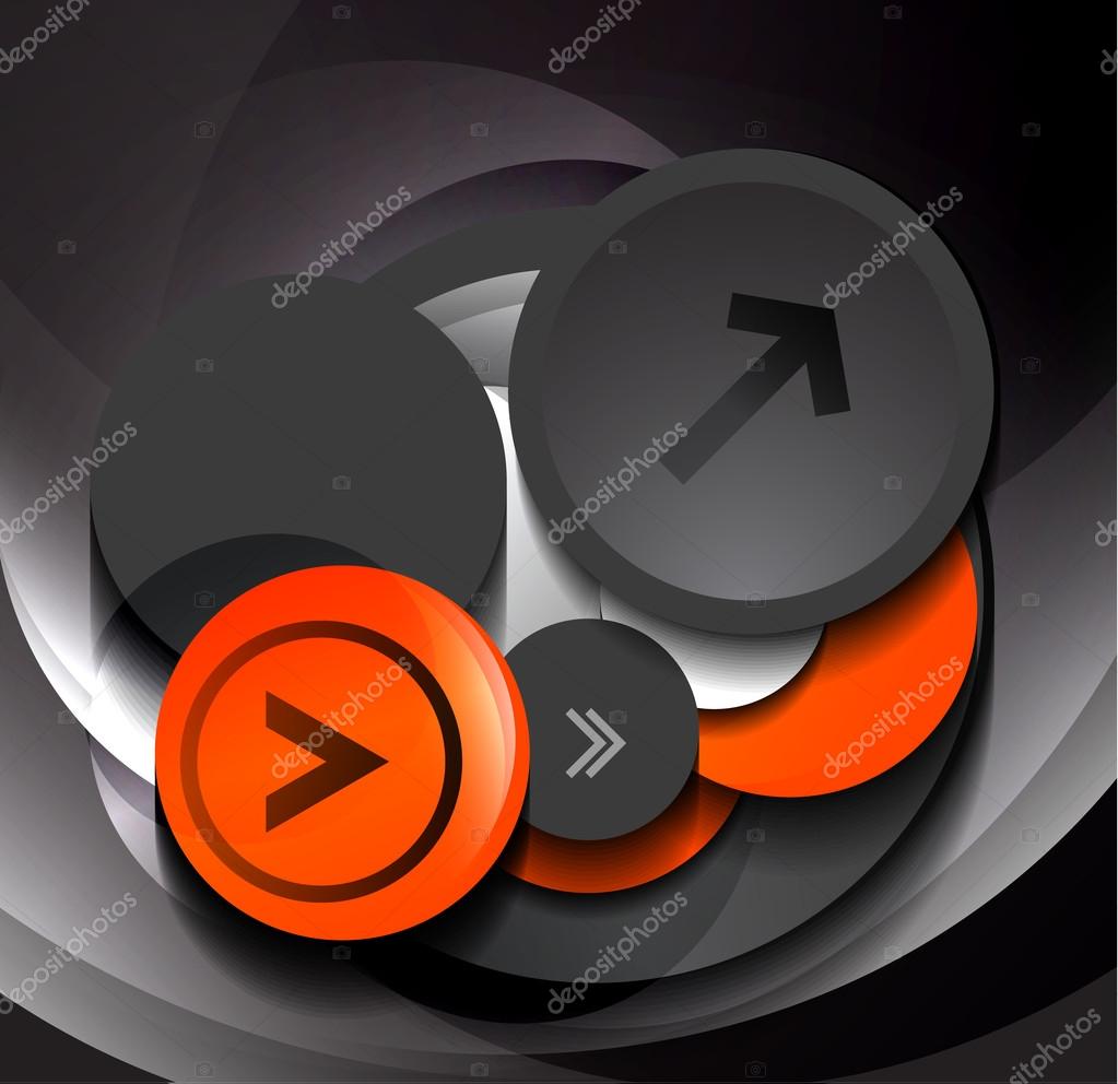 3d vector geometric circles design Stock Vector Image by ©akomov #21726223