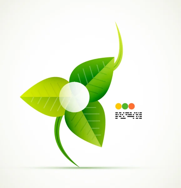 Green leaf vector concept Stock Vector Image by ©akomov #25735173