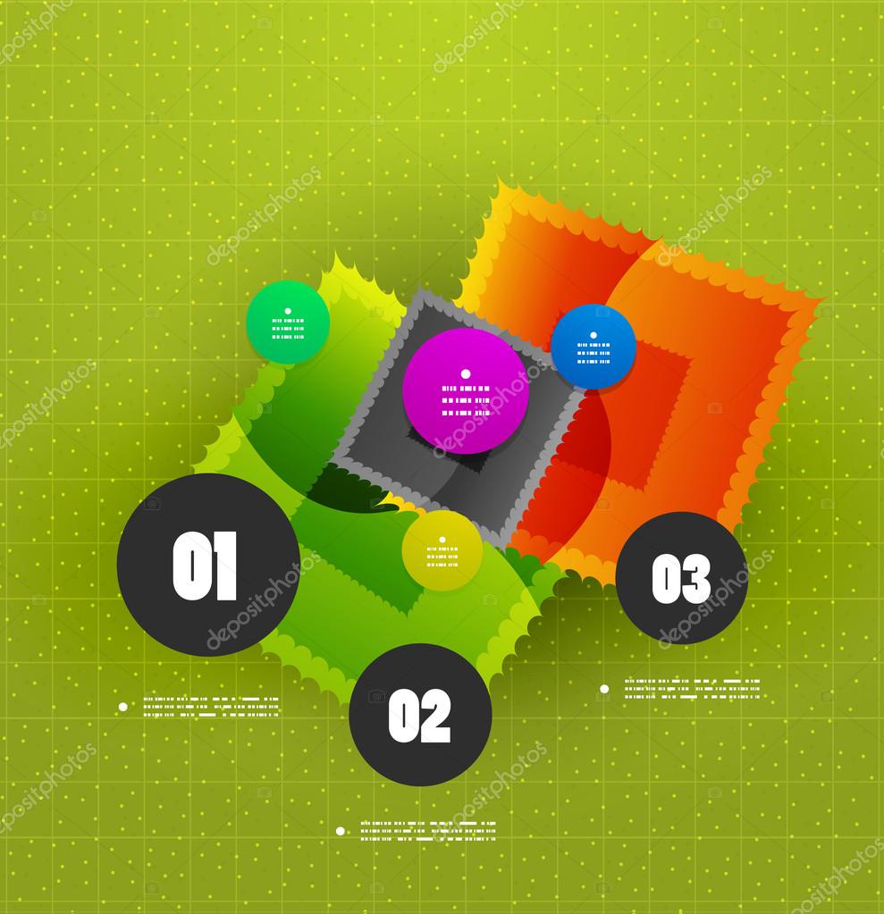 Square option banner template Stock Vector Image by ©akomov #26773125