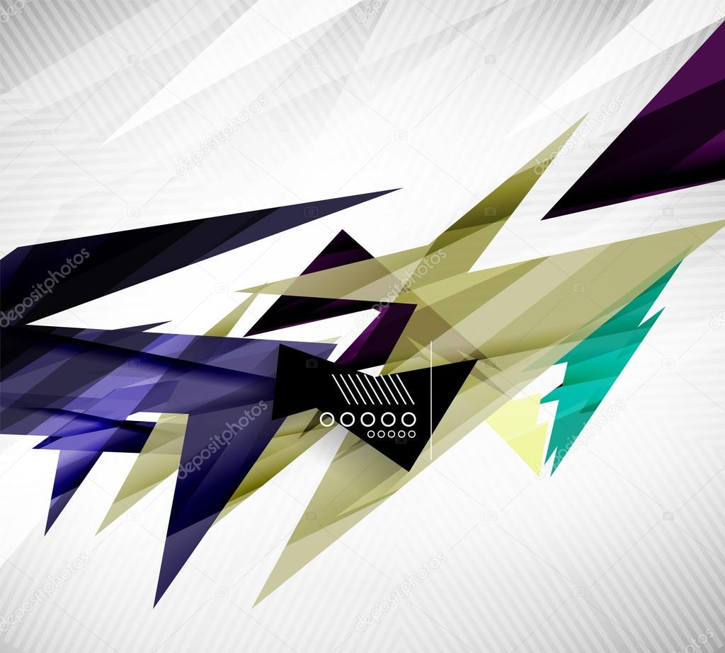 Motion geometric shapes - rapid straight lines Stock Vector Image by ...