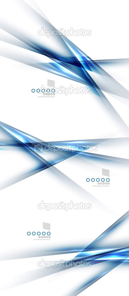 Set of blurred color shadow lines design elements Stock Vector Image by ...
