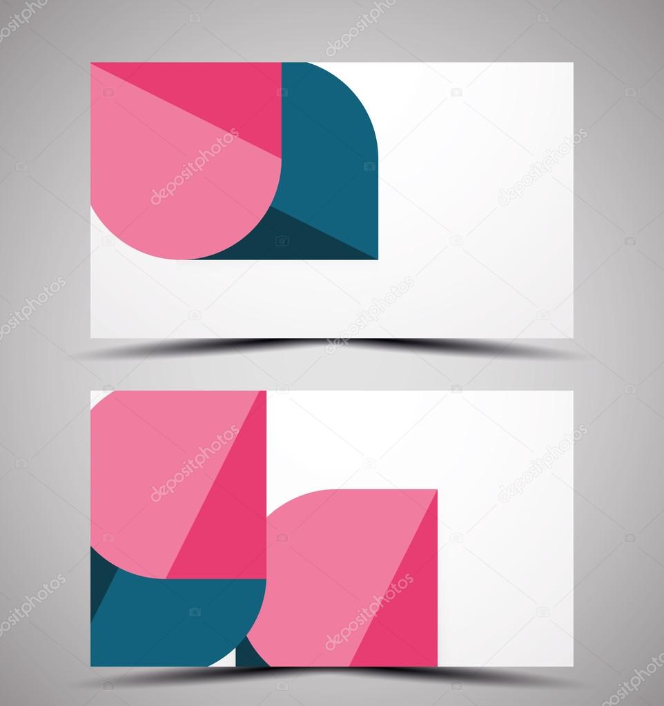 Vector CMYK business card design template Stock Vector Image by ©akomov ...