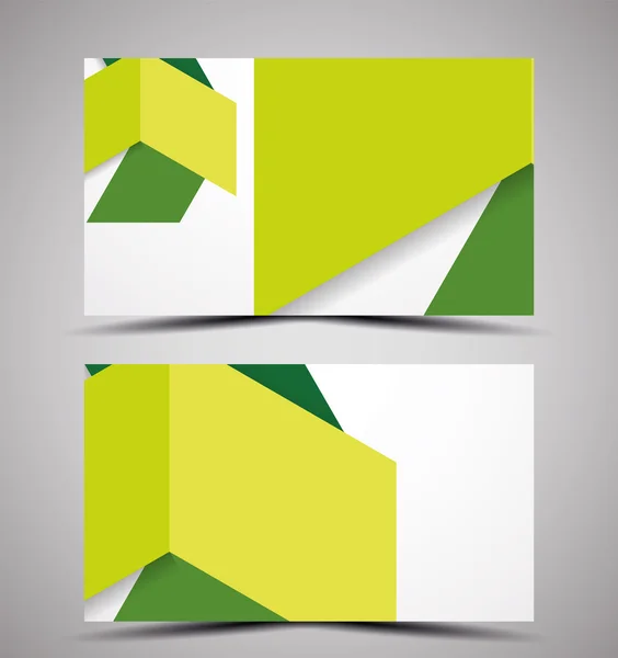 Vector CMYK business card design template Stock Vector by ©akomov 40011957