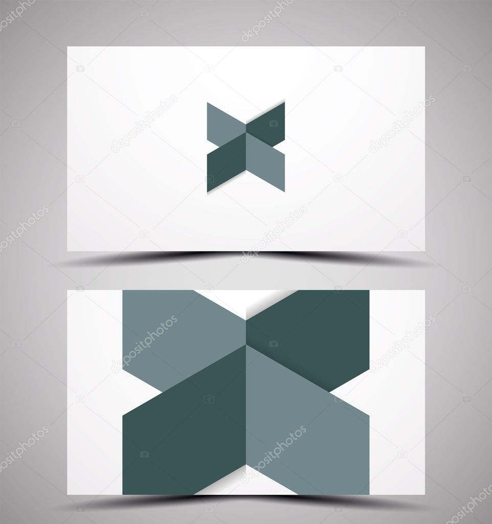 Vector CMYK business card design template Stock Vector Image by ©akomov ...