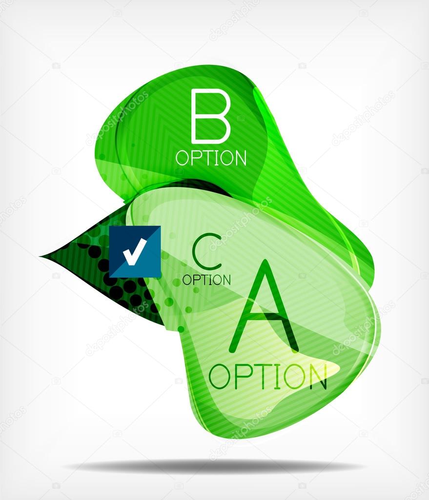Option infographic presentation layout Stock Vector by ©akomov 48610457