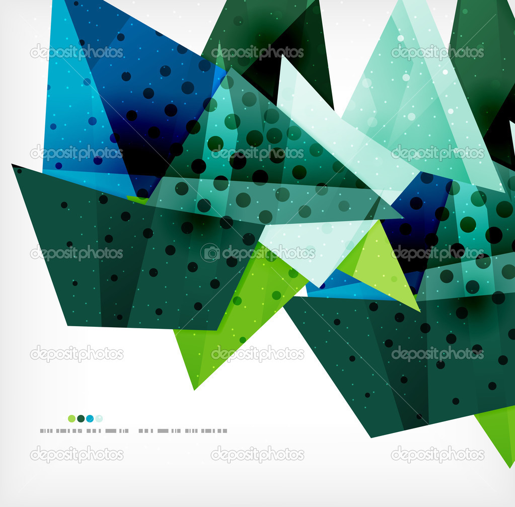 Geometric shape abstract futuristic background Stock Vector by ©akomov ...