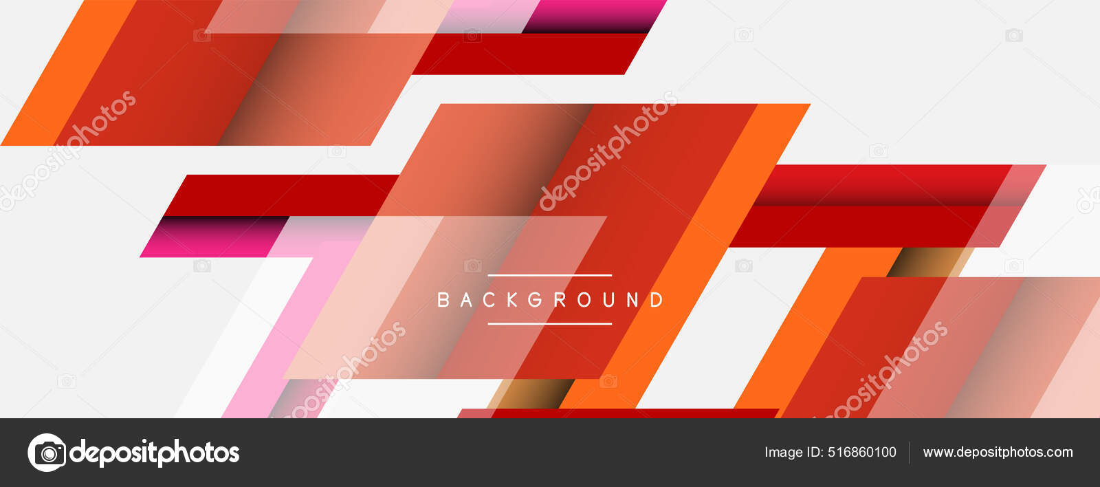 Vector background. Abstract overlapping color lines design with shadow ...