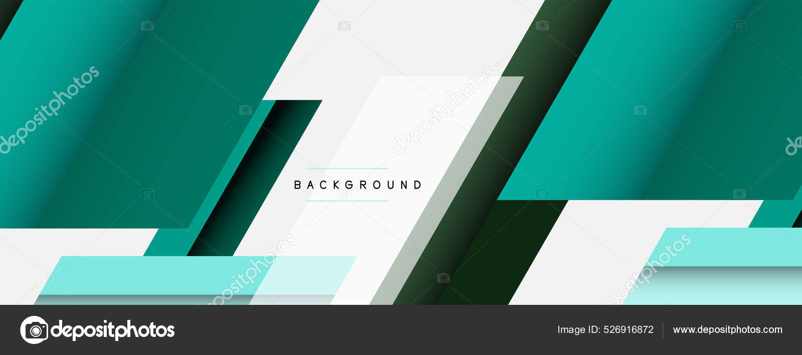 Vector background. Abstract overlapping color lines design with shadow ...