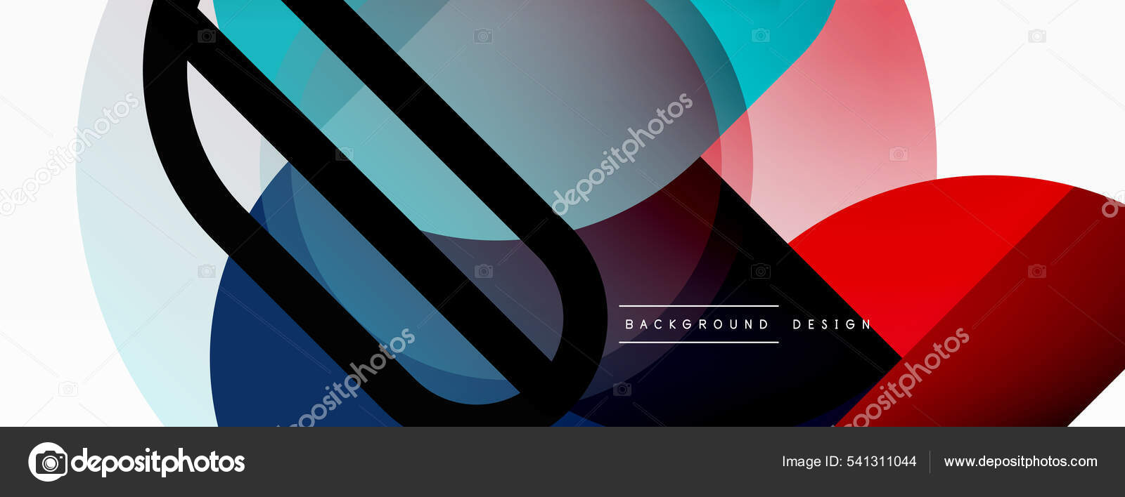 Round triangle shapes lines and circles. Geometric vector illustration ...