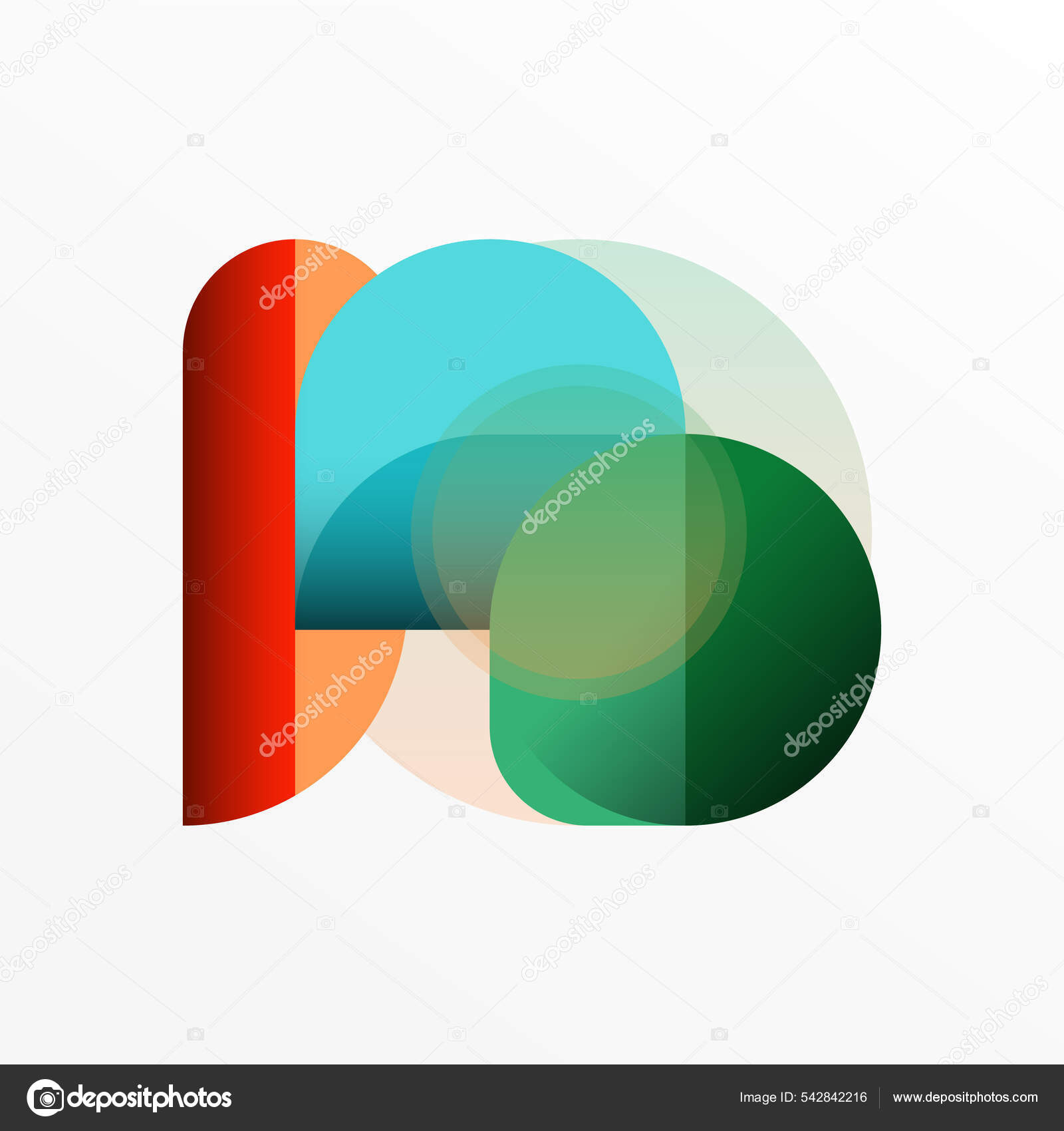 Round triangle shapes lines and circles. Geometric vector illustration ...