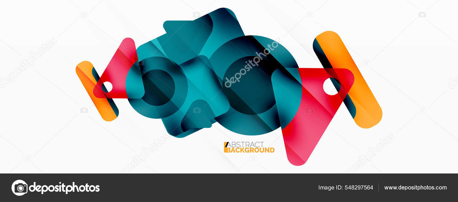 Primitive Geometric Shapes Line Triangle Square Circle Composition ...