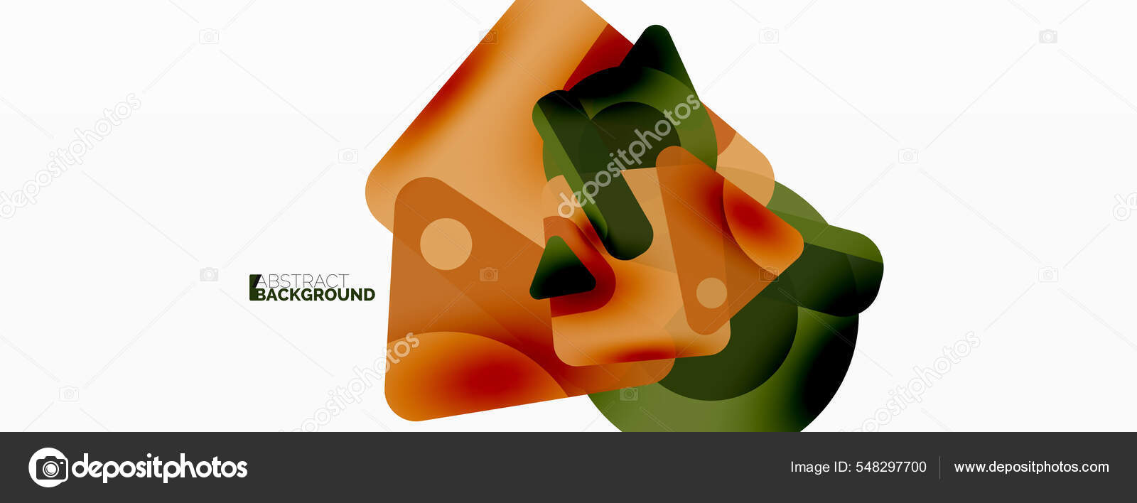 Primitive Geometric Shapes Line Triangle Square Circle Composition ...