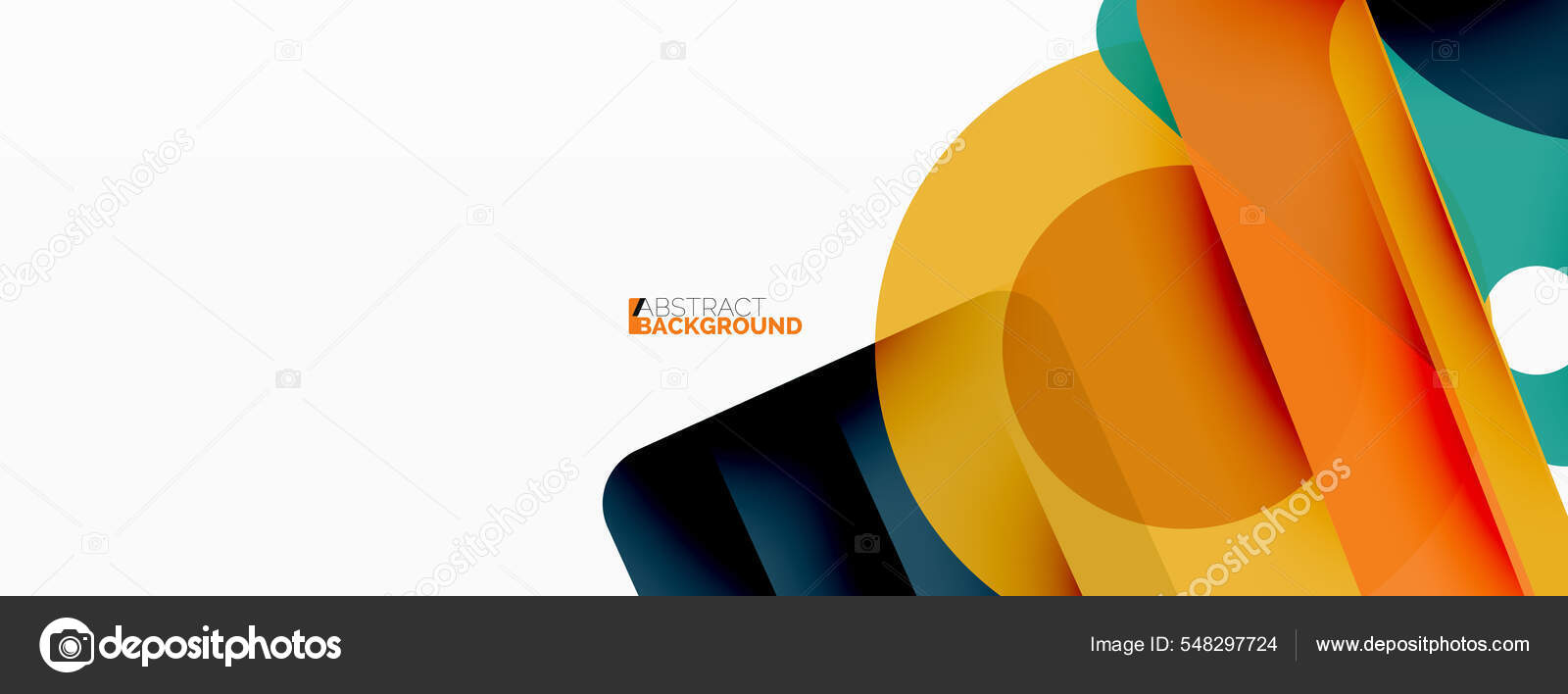 Primitive Geometric Shapes Line Triangle Square Circle Composition ...