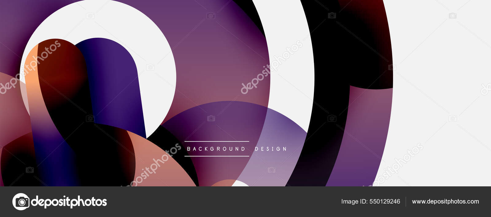 Image vectorielle Formes rondes cercles et autres formes géométriques ...