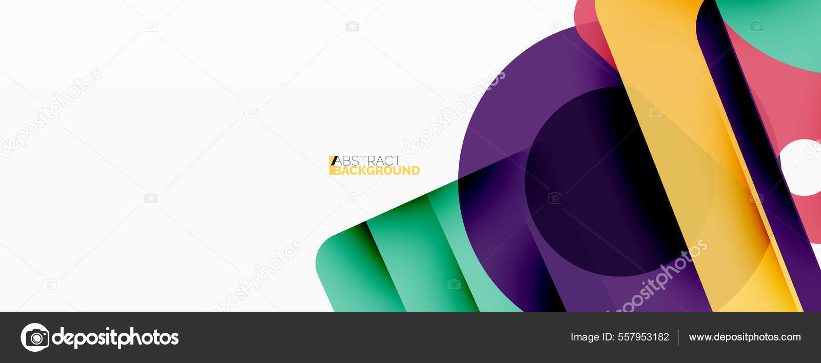 Primitive Geometric Shapes Line Triangle Square Circle Composition ...