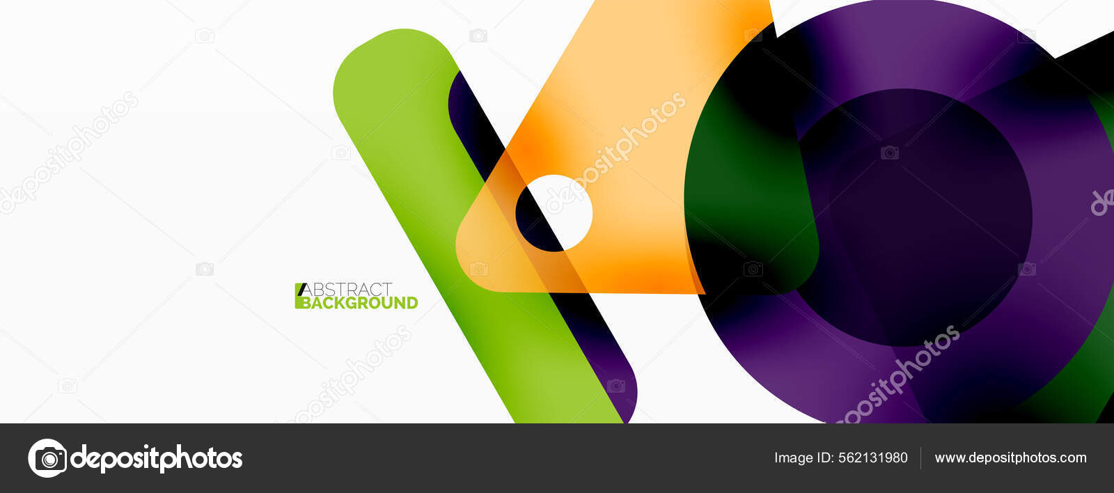 Primitive Geometric Shapes Line Triangle Square Circle Composition ...