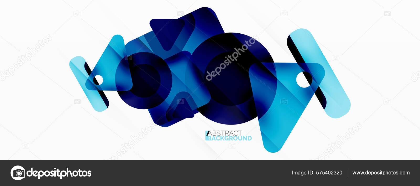 Primitive Geometric Shapes Line Triangle Square Circle Composition ...