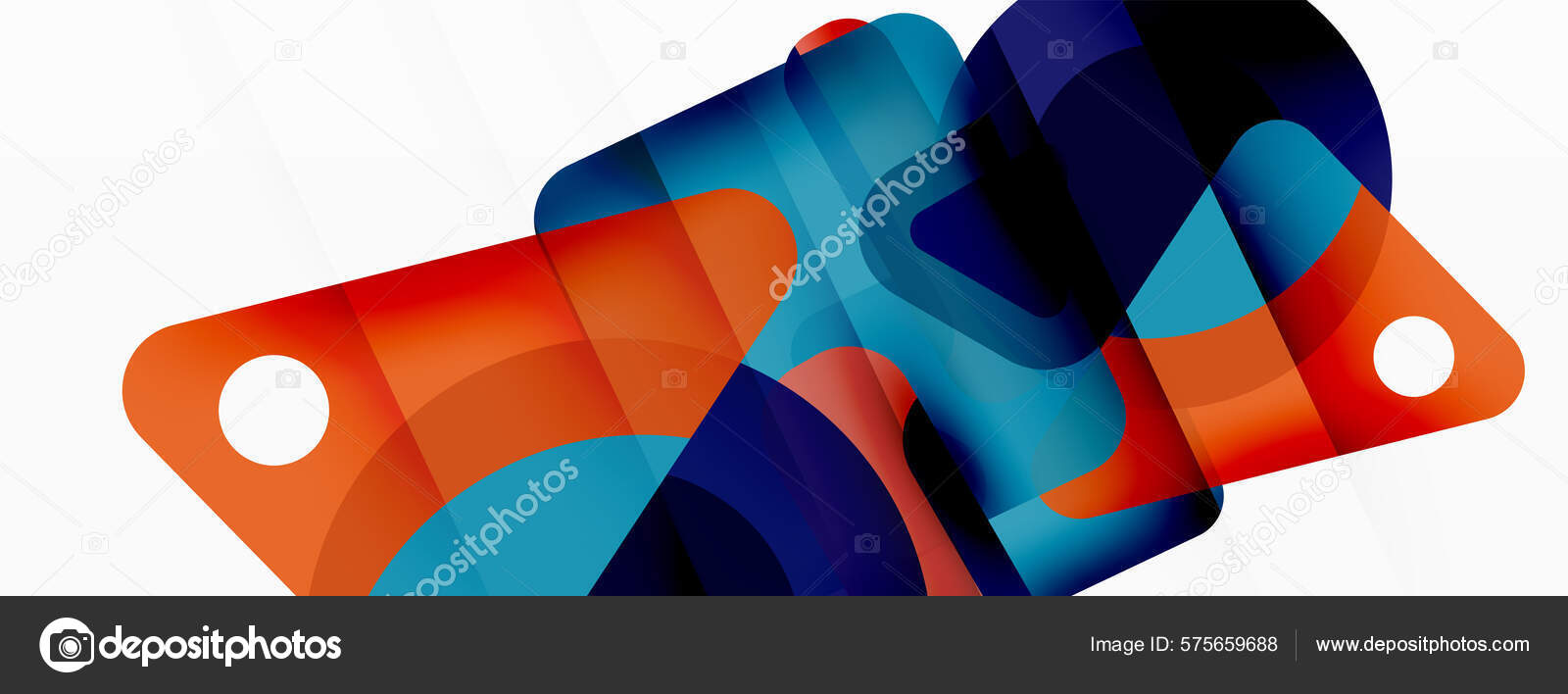 Primitive Geometric Shapes Line Triangle Square Circle Composition ...