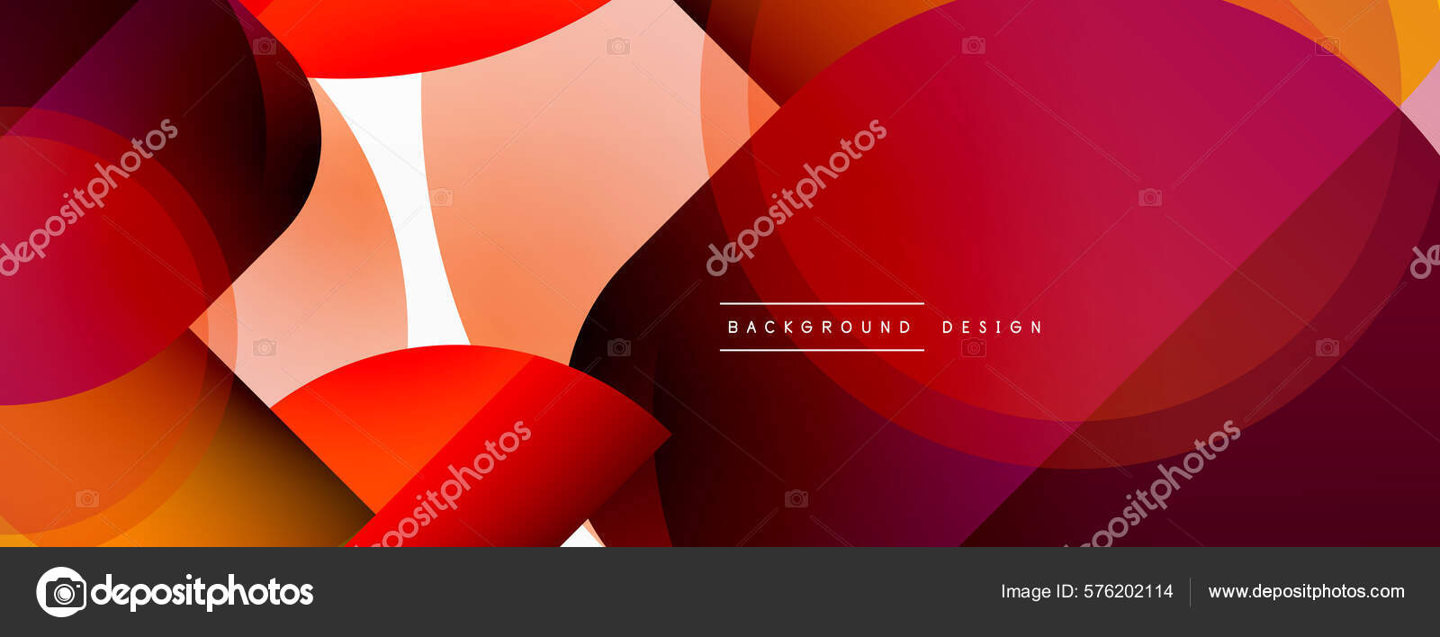 Triángulo Redondo Forma Líneas Círculos Ilustración Vectorial ...