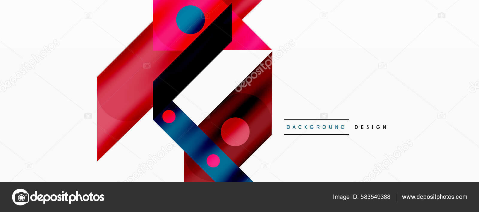 Color Overlapping Stripes Background Colorful Lines Composition ...