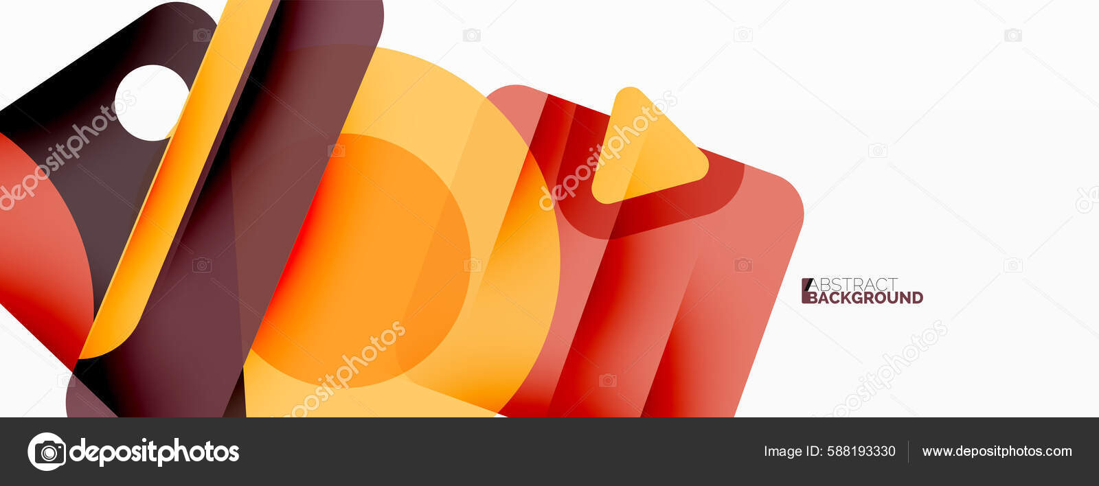 Primitive Geometric Shapes Line Triangle Square Circle Composition ...