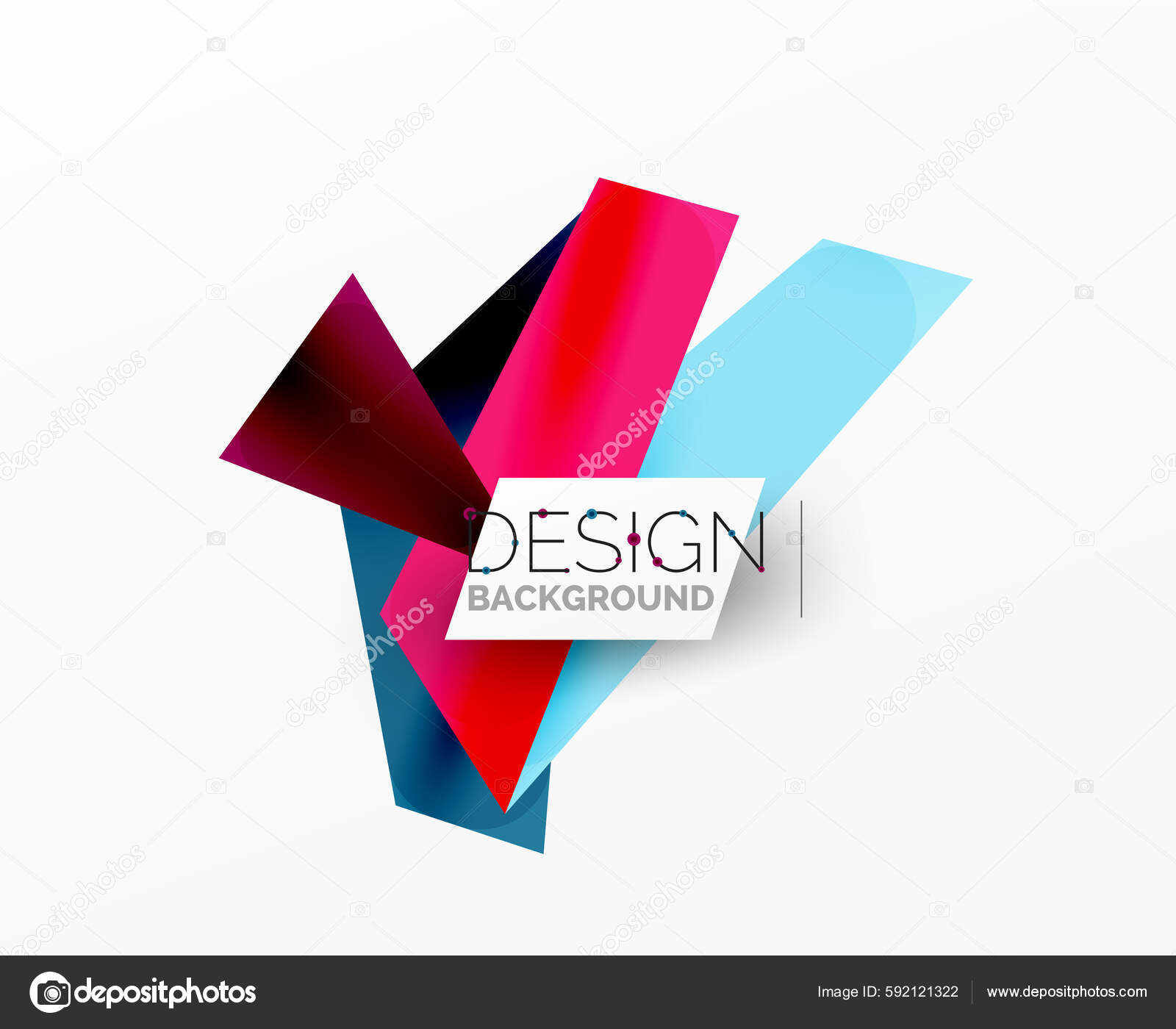 Background Color Abstract Overlapping Lines Minimal Composition Vector ...