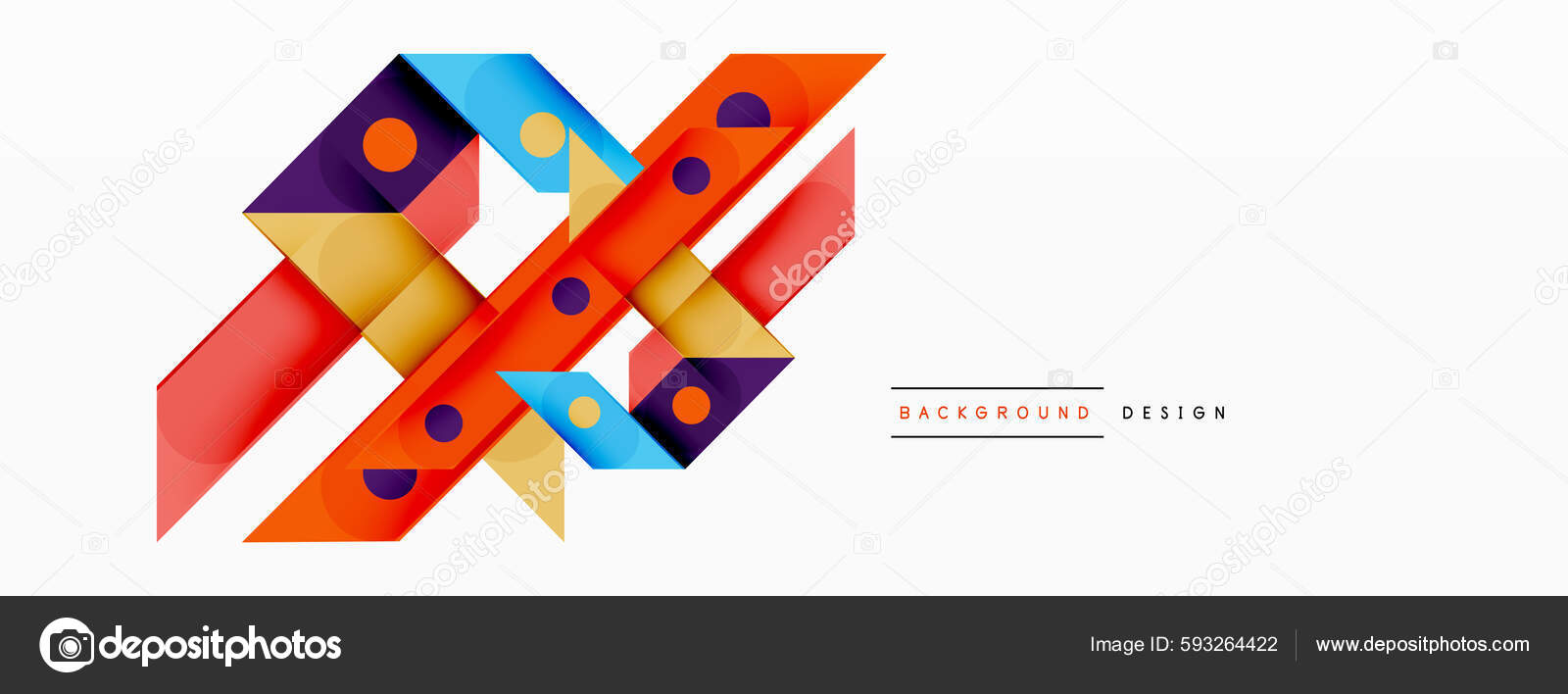 Color Overlapping Stripes Background Colorful Lines Composition ...