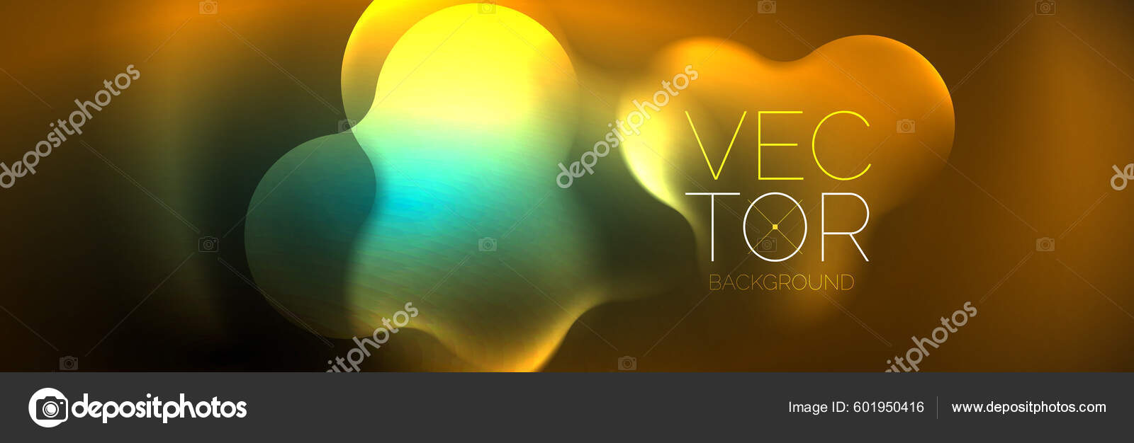 Magic Neon Glowing Lights Abstract Background Wallpaper Design Vector ...